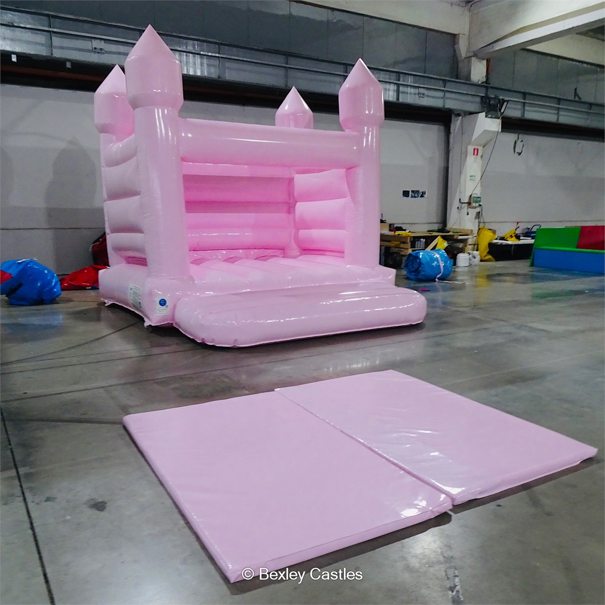 Pastel Pink Bouncy Castle Hire | Eltham | Bexley | Dartford | Sidcup