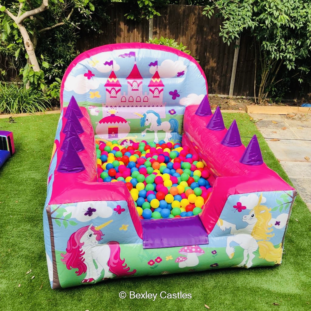 Unicorn Air Juggler & Curved Bouncy Castle - Bouncy Castle Hire in ...